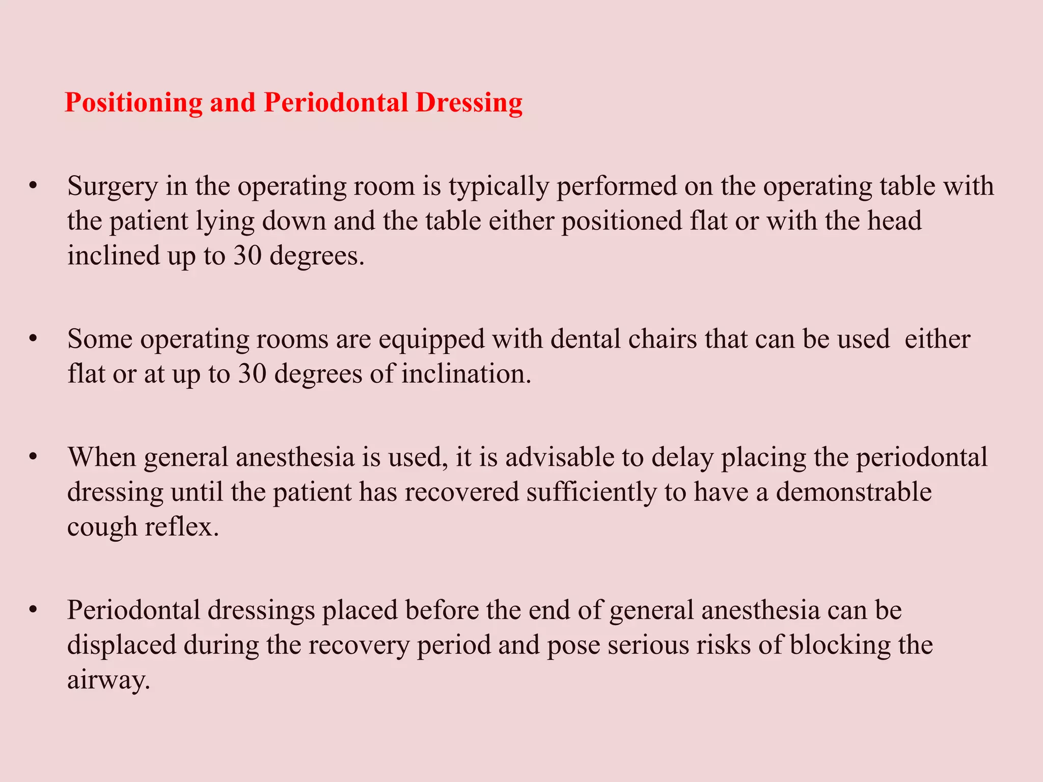 General principles of periodontal surgery | PPTX