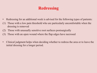 General principles of periodontal surgery | PPTX