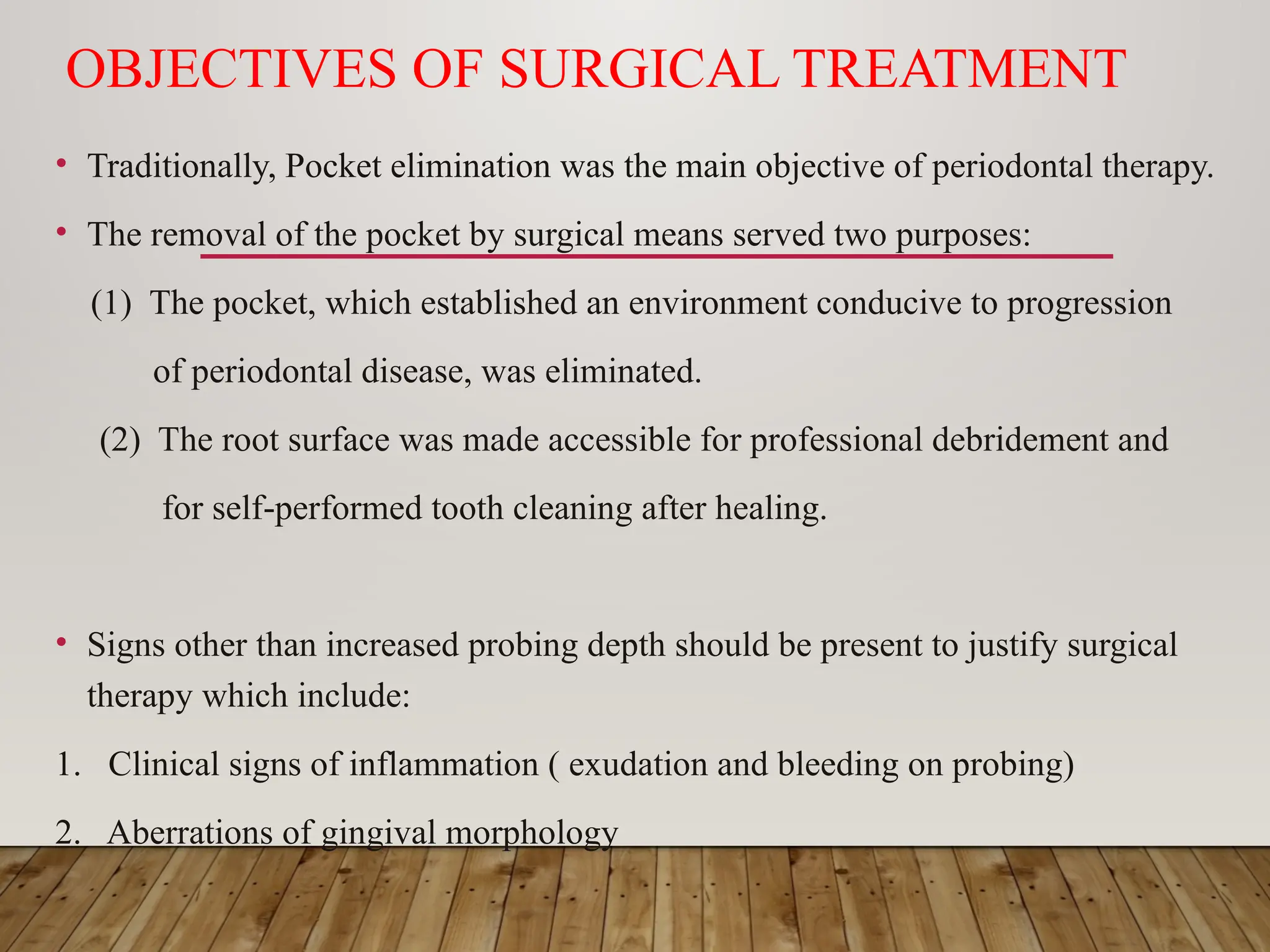 General principles of periodontal surgery | PPTX | Dental Health ...