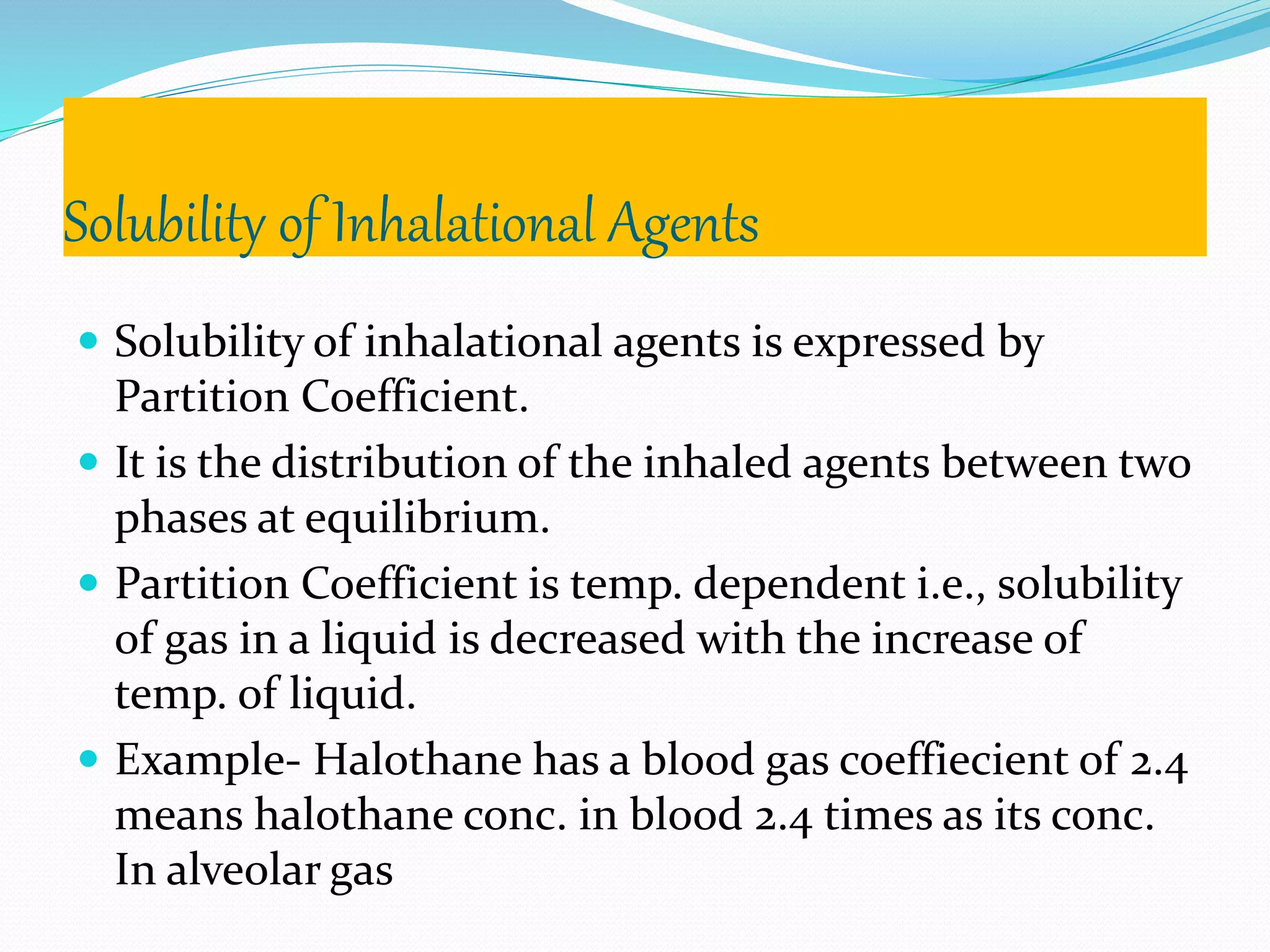 General principles of pharmacology of inhalational agents ...