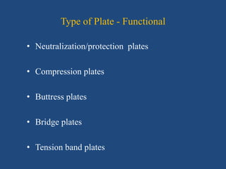 Plating principles in Orthopaedics | PPT