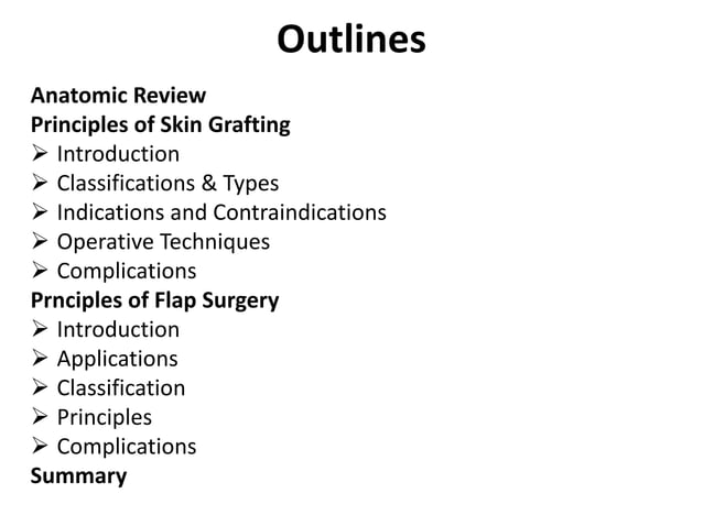 By Dr Dagmawi GeremewGeneral Principles of Skin Graft and Flaps | PPTX ...