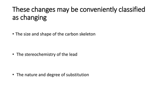 General principles of structure activity relationship (sar) | PPTX