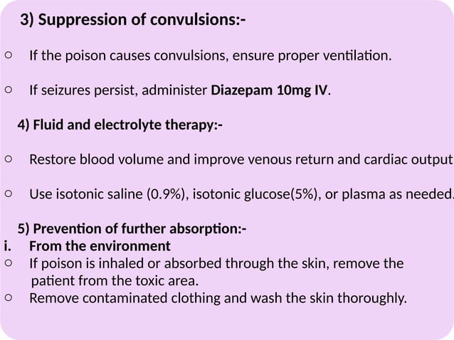 "General Principles of Treatment of Poisoning: A Comprehensive Guide to ...