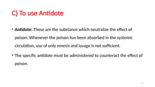 GENERAL PRINCIPLES OF TREATMENT OF POISONING FINAL - Copy.pptx