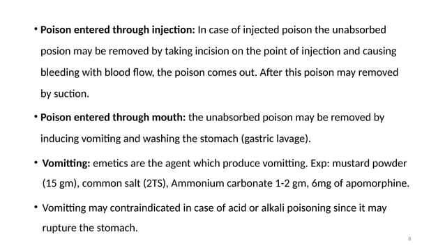 GENERAL PRINCIPLES OF TREATMENT OF POISONING FINAL - Copy.pptx