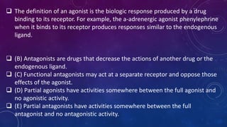 Tutorials On General Principals Of Pharmacology | PPTX