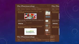Tutorials On General Principals Of Pharmacology | PPTX