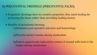 General principles of periodontal surgery | PPTX