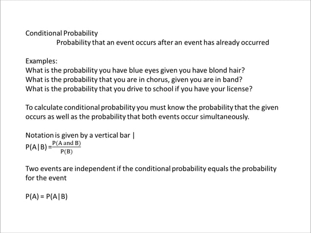 General probability rules | PPT