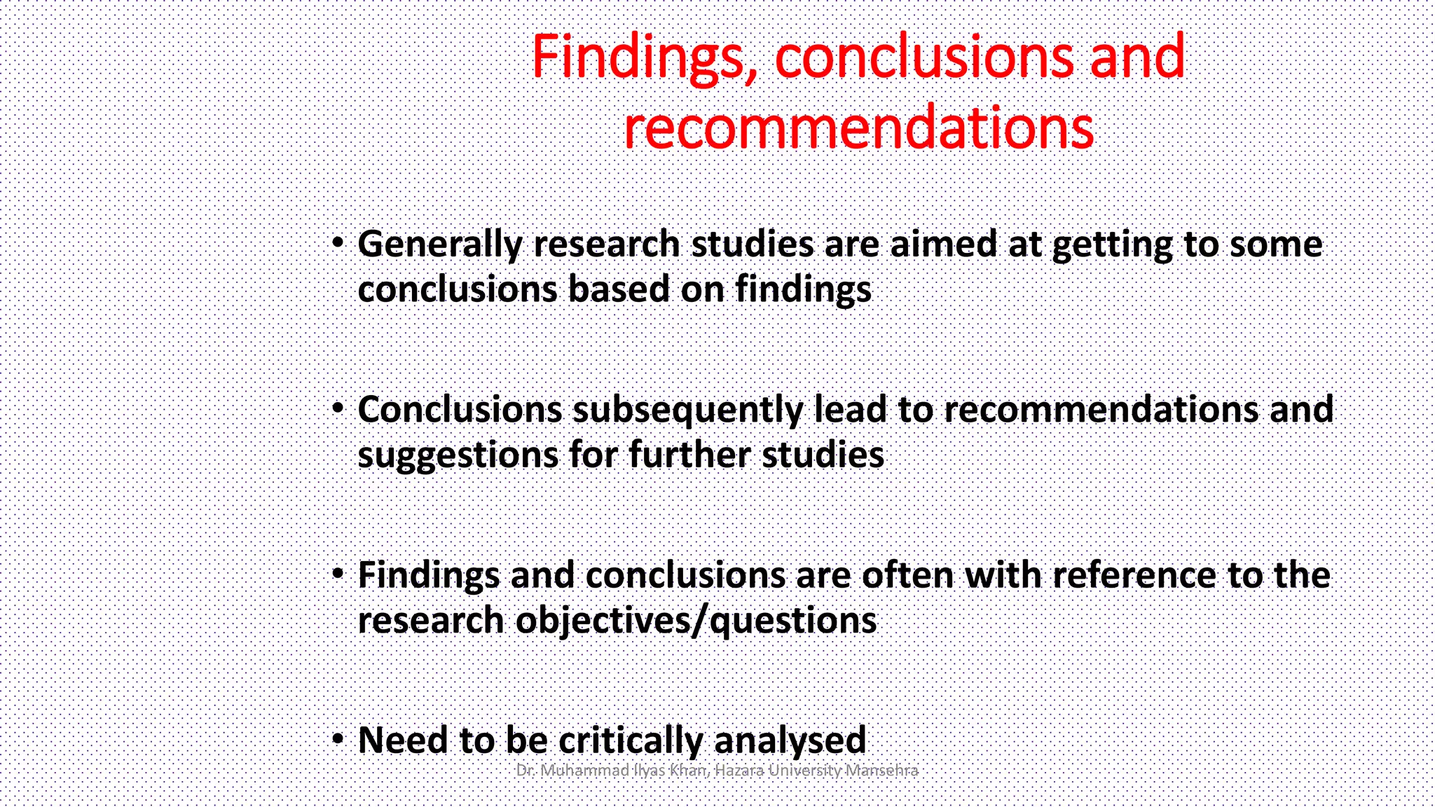General process of social sciences research | PPT