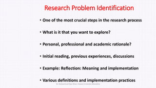 General process of social sciences research | PPT