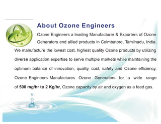 Ozone Engineers - Profile | PPTX
