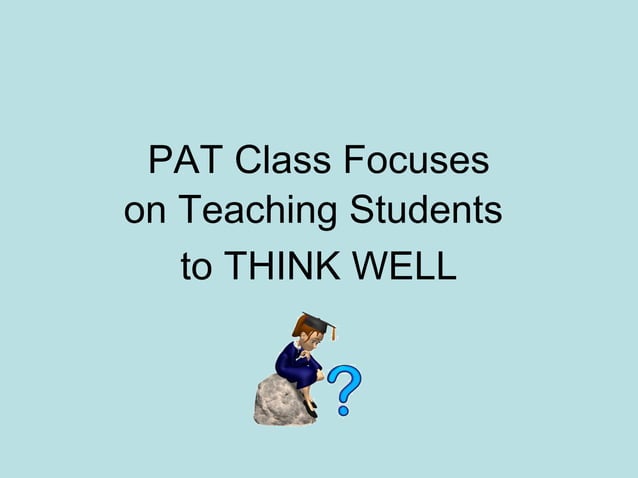 PAT Program General Overview | PPT