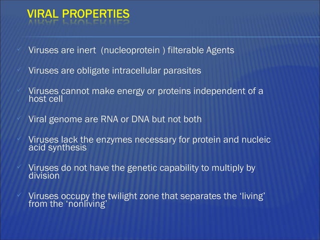 General properties of viruses | PPT