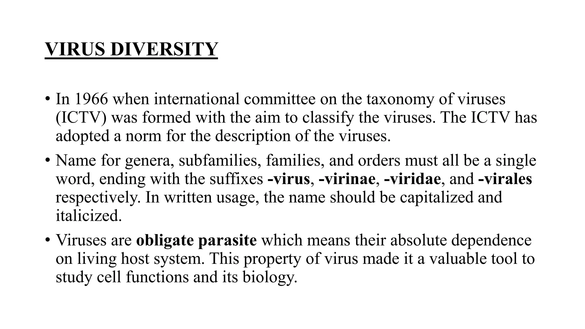 General properties of viruses | PPTX