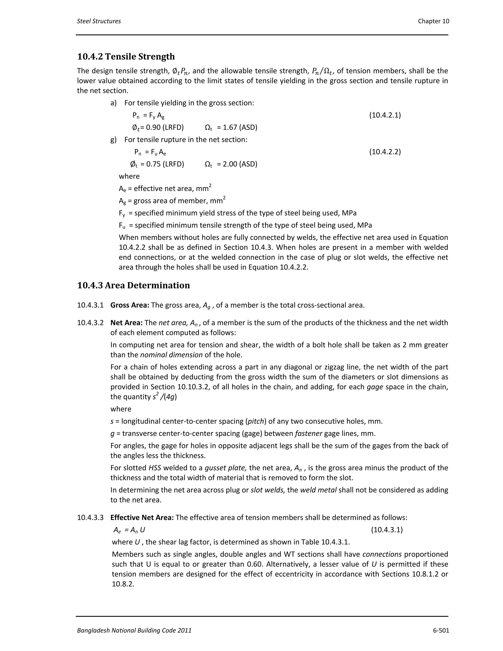 General provisions for structureal steel building and structure (bnbc ...