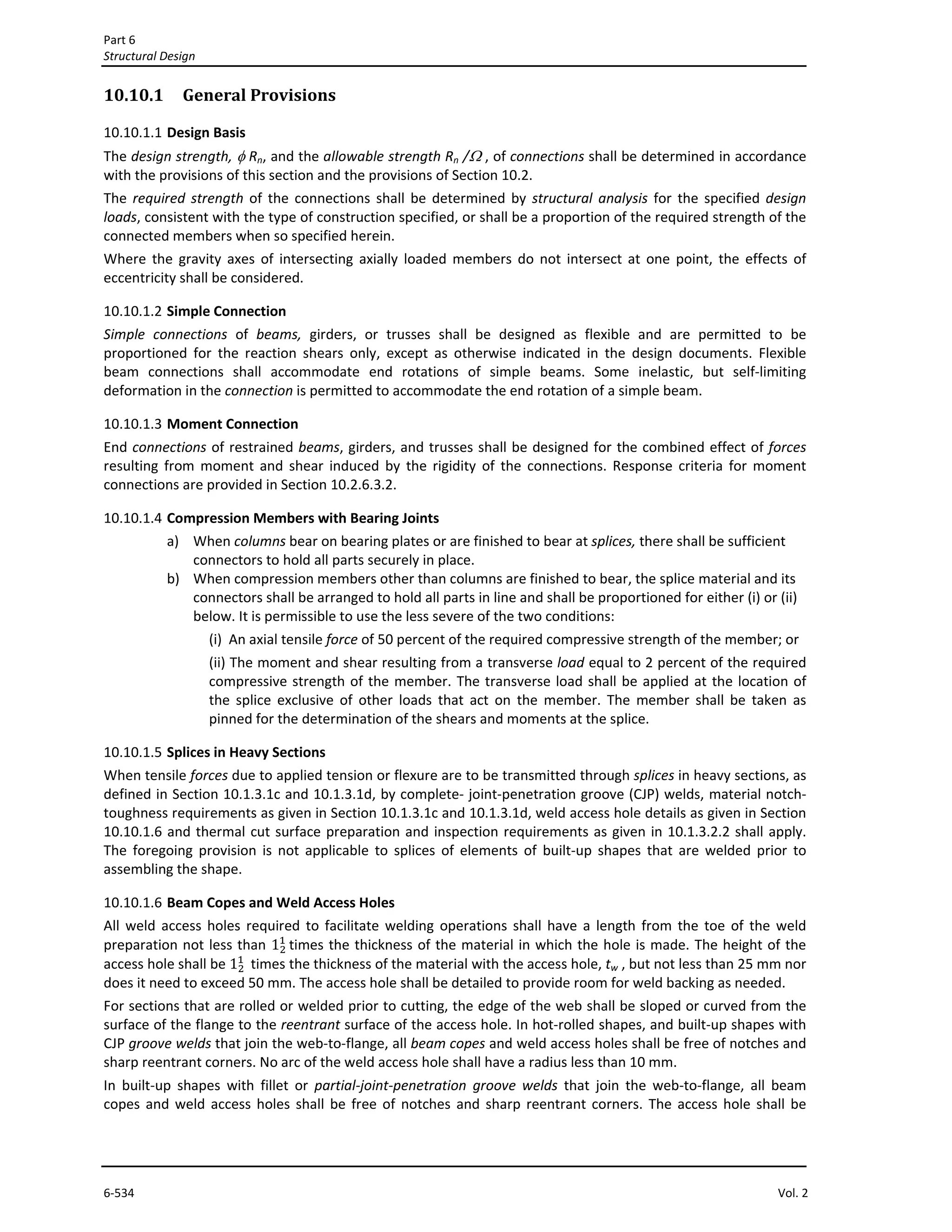General provisions for structureal steel building and structure (bnbc ...