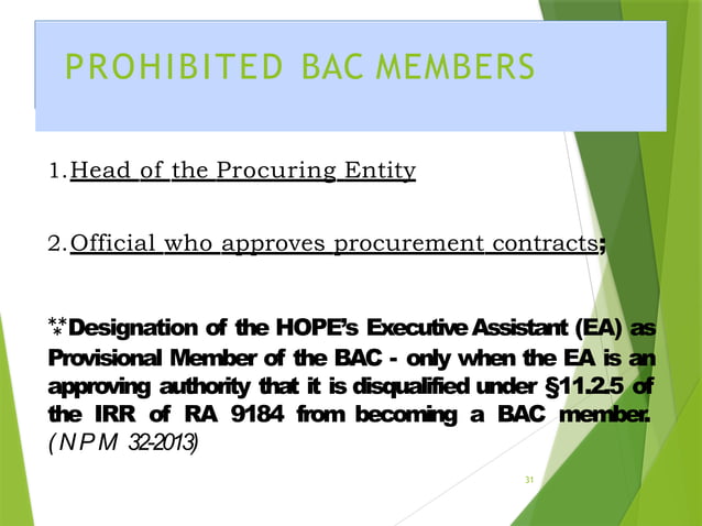 General Provisions of RA 9184 and its Revised IRR.pptx | Business | Business and Finance