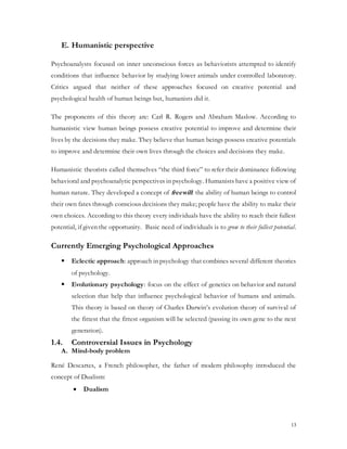 General psychology | DOCX