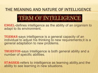 intelligence | PPTX