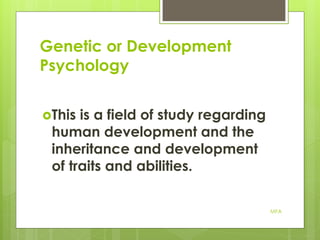 General Psychology: Chapter 1 | PDF