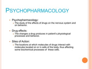 General psychopharmacology | PPTX