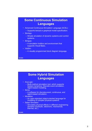 General purpose simulation_system | PDF