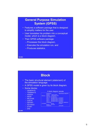 General purpose simulation_system | PDF