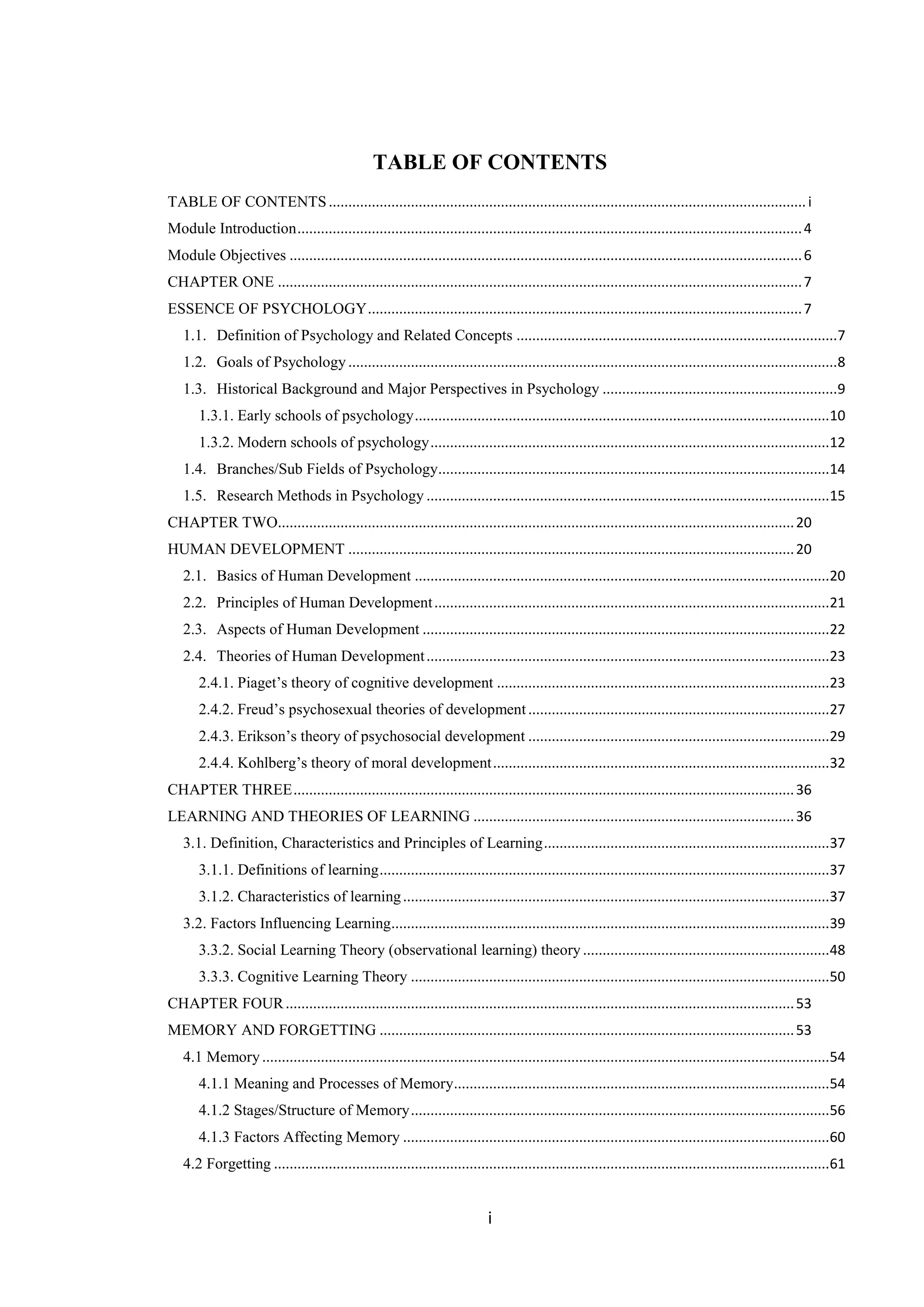 GENERAL PYSYCHOLOGY freshman course module.pdf | Education