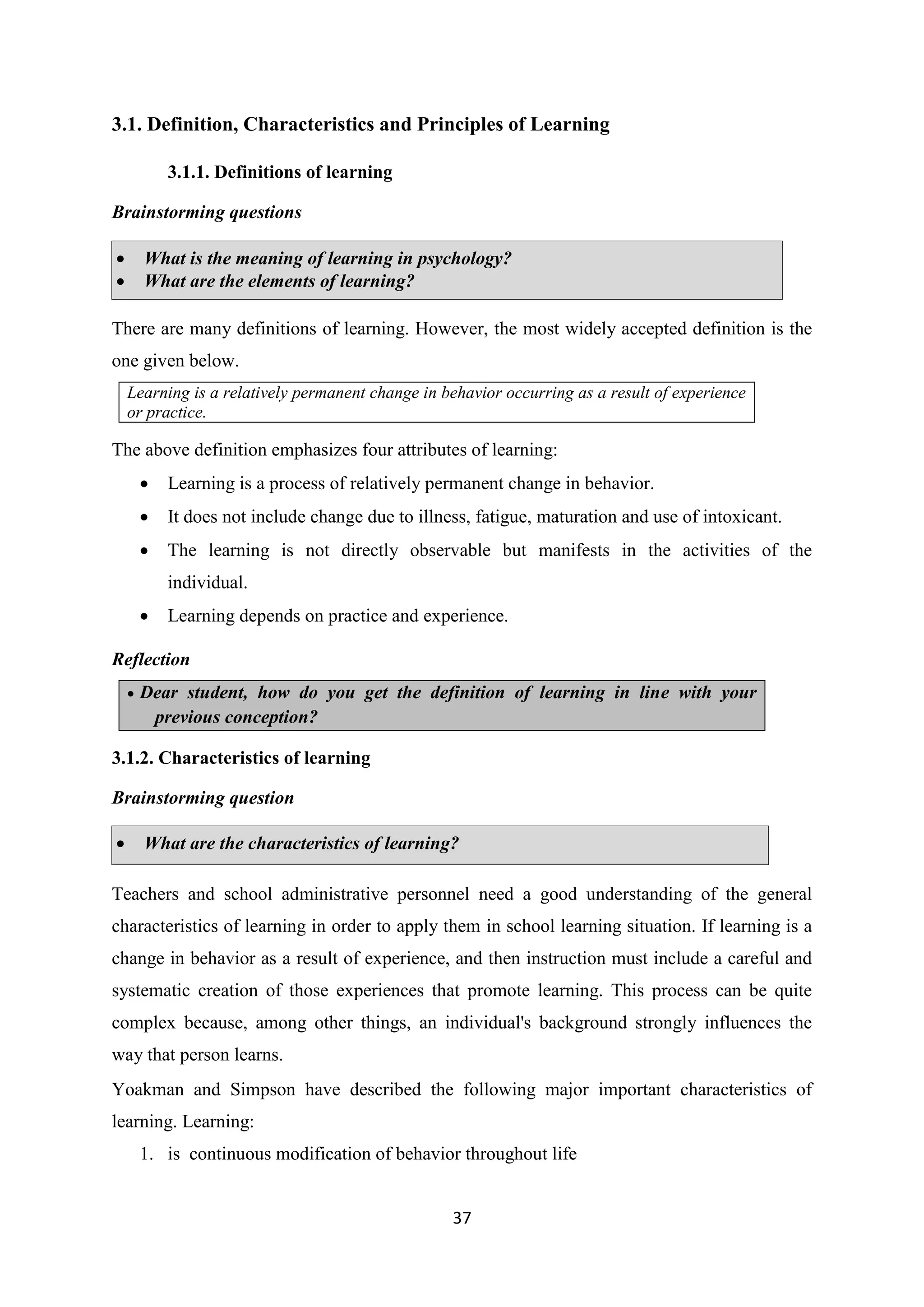 GENERAL PYSYCHOLOGY freshman course module.pdf | Education