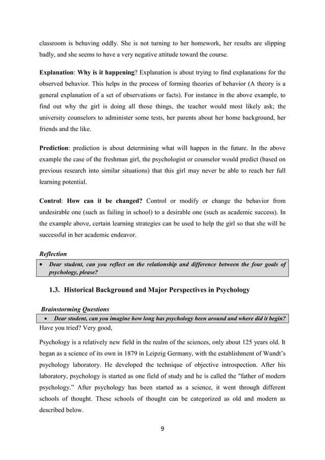 GENERAL PYSYCHOLOGY freshman course module.pdf | Education