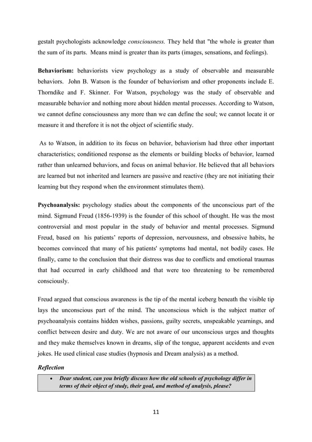 GENERAL PYSYCHOLOGY freshman course module.pdf | Education