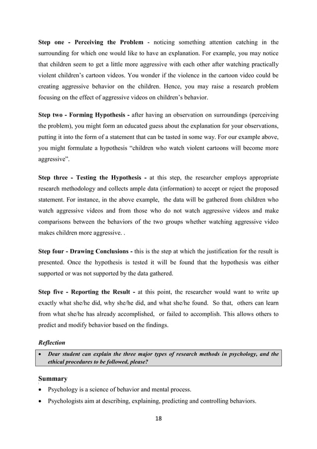 GENERAL PYSYCHOLOGY freshman course module.pdf | Education