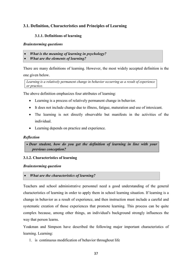 GENERAL PYSYCHOLOGY freshman course module.pdf | Education