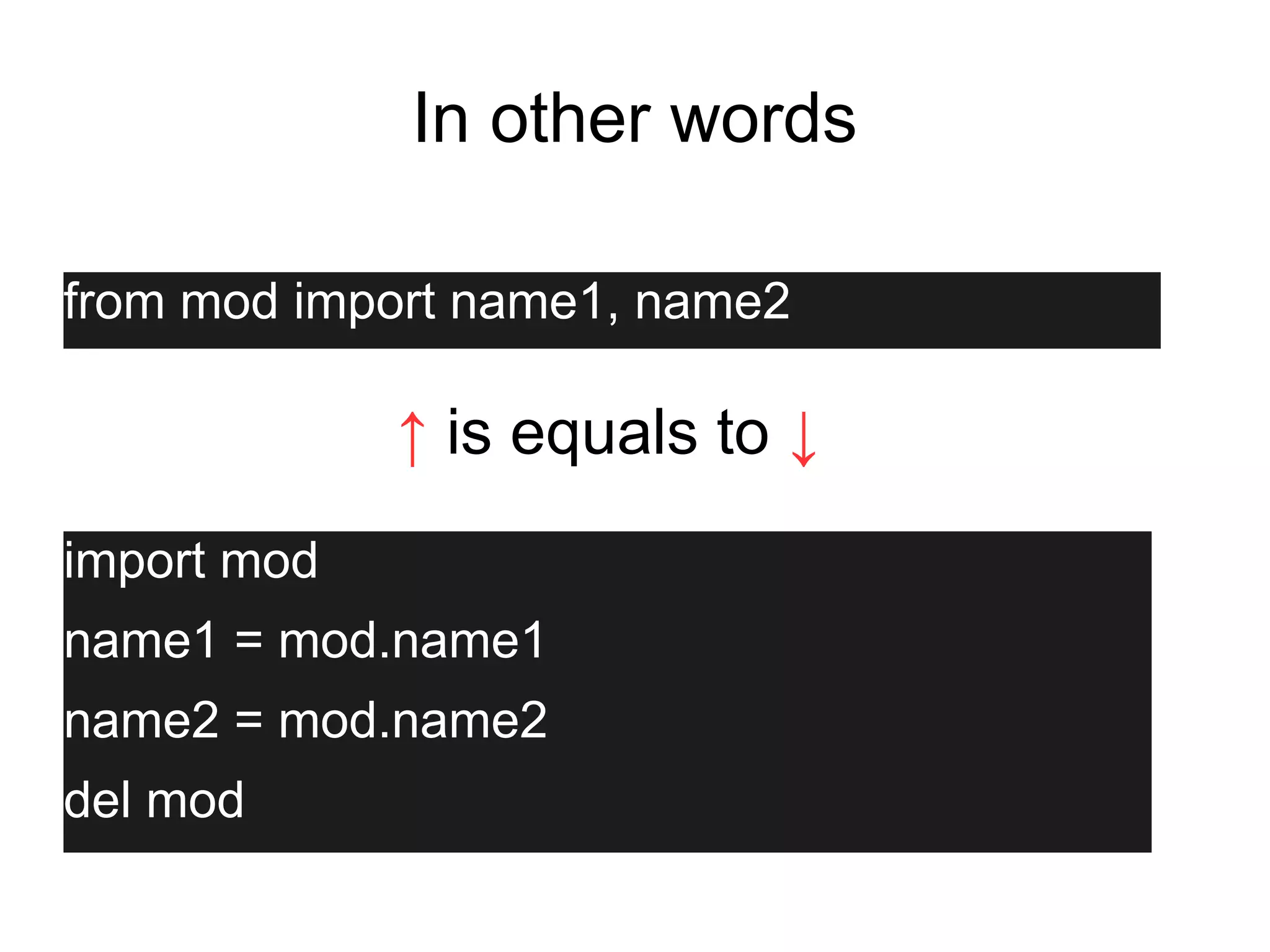 Python import mechanism | PPT
