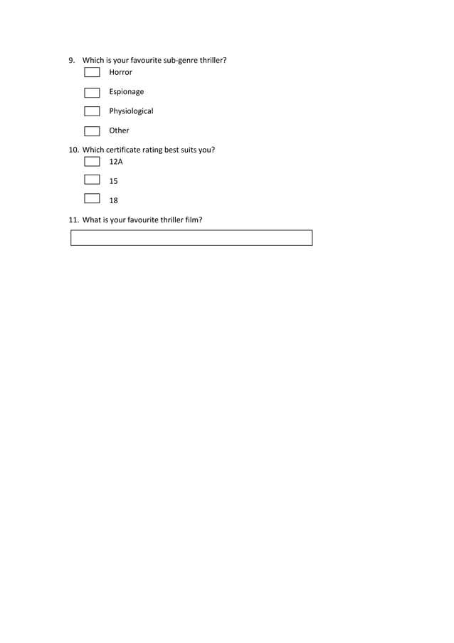 General Questionnaire | DOCX