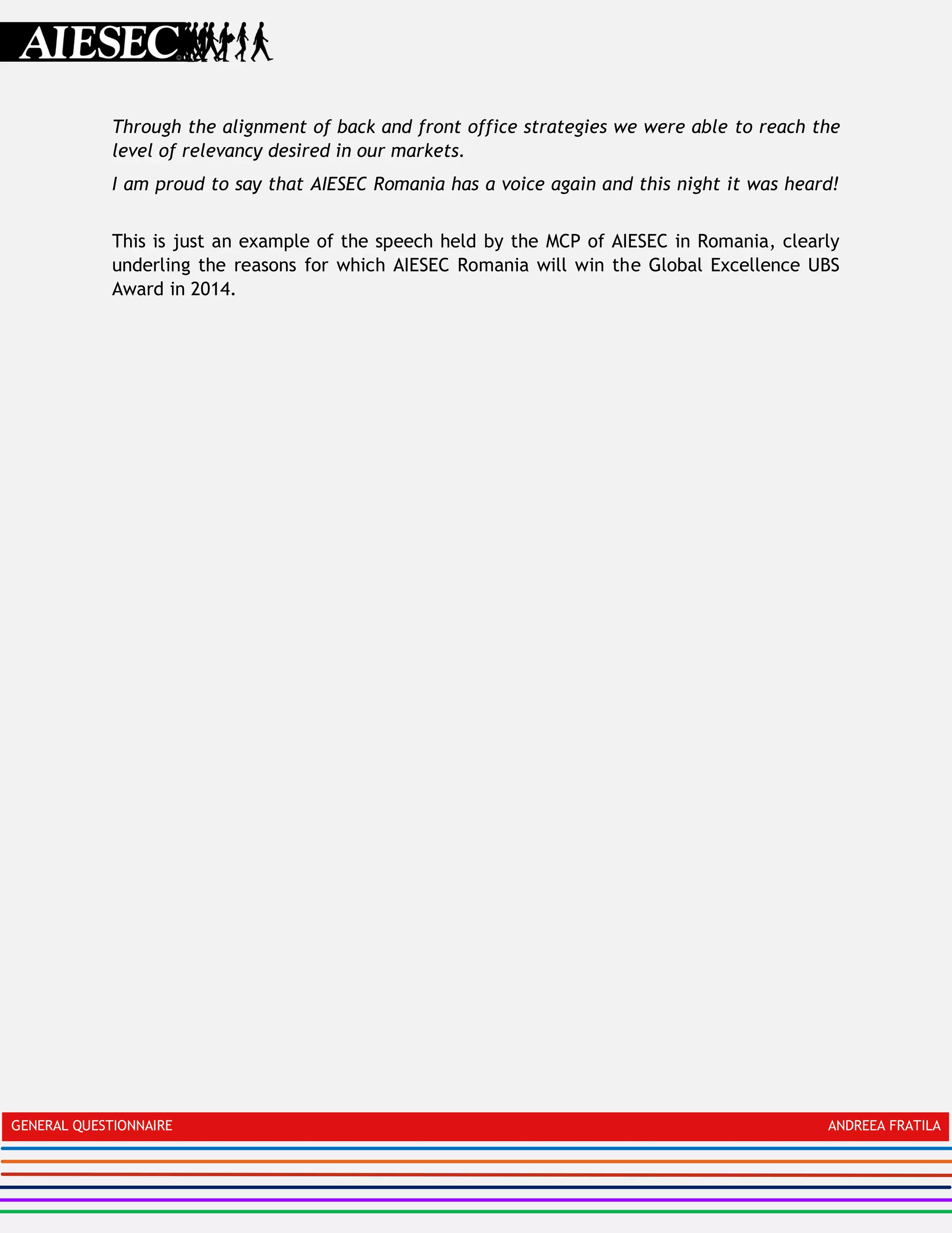 General questionnaire | PDF | Business | Business and Finance