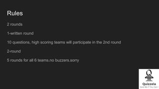 General quiz 1 prelims | PPT