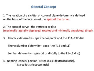 General radiologic measurement of scoliosis 복사본 | PPTX