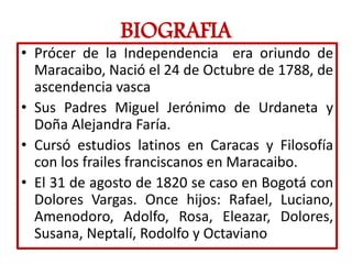 General rafael urdaneta44 | PPTX