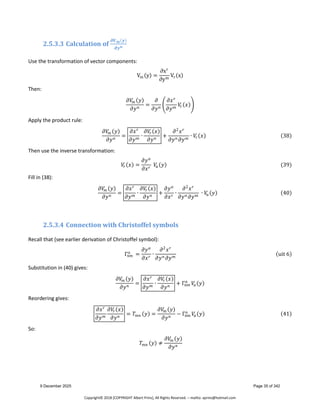 EINSTEIN'S GENERAL THEORY OF RELATIVITY A Tensor-Analytical Approach ...