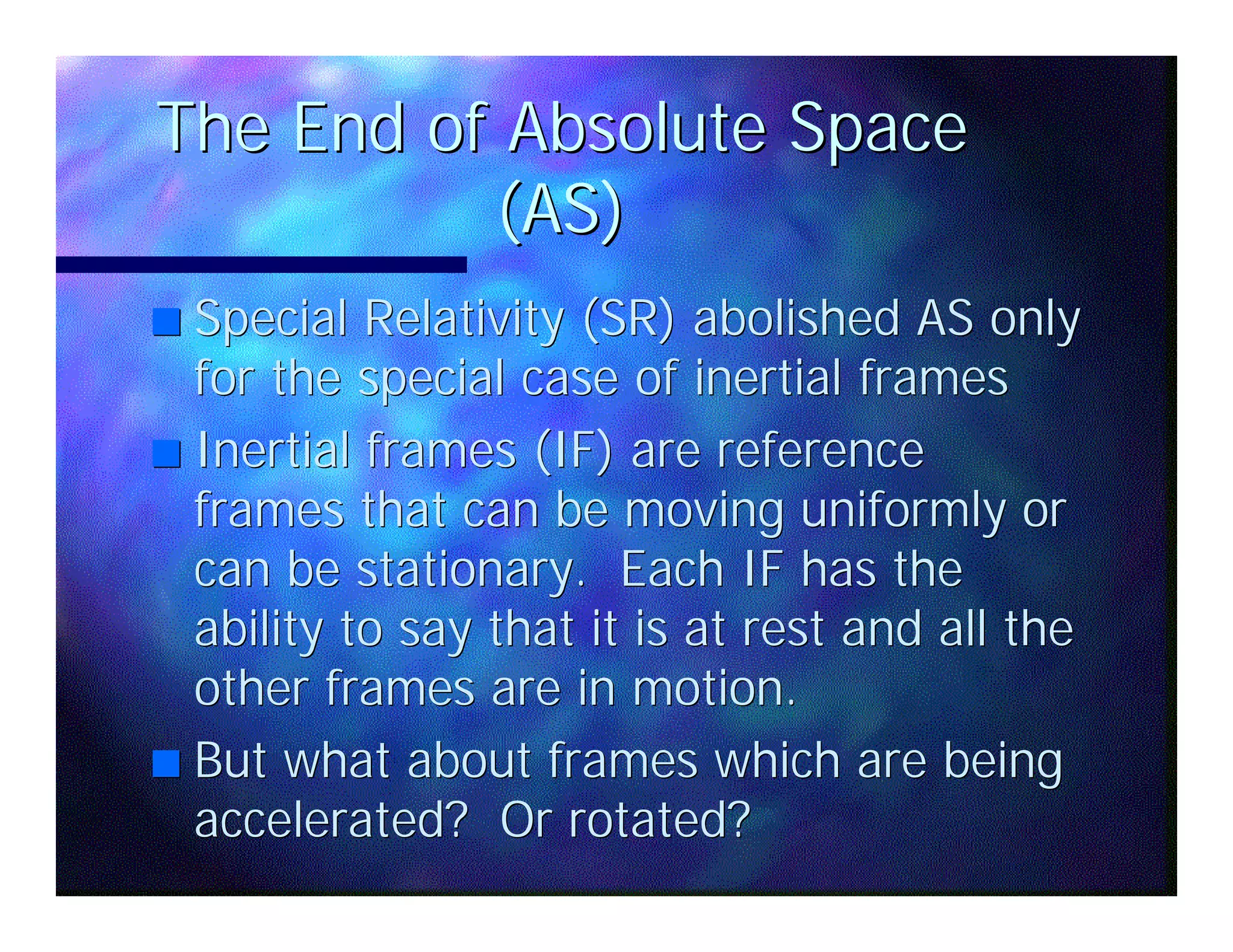 General Relativity and Cosmology | PDF