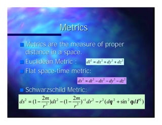 General Relativity and Cosmology | PPT