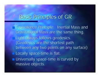 General Relativity and Cosmology | PDF