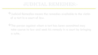 GENERAL REMEDIES IN TORTS B.A.LLB...pptx