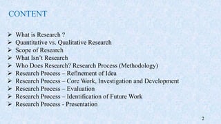 General research methodology | PPTX