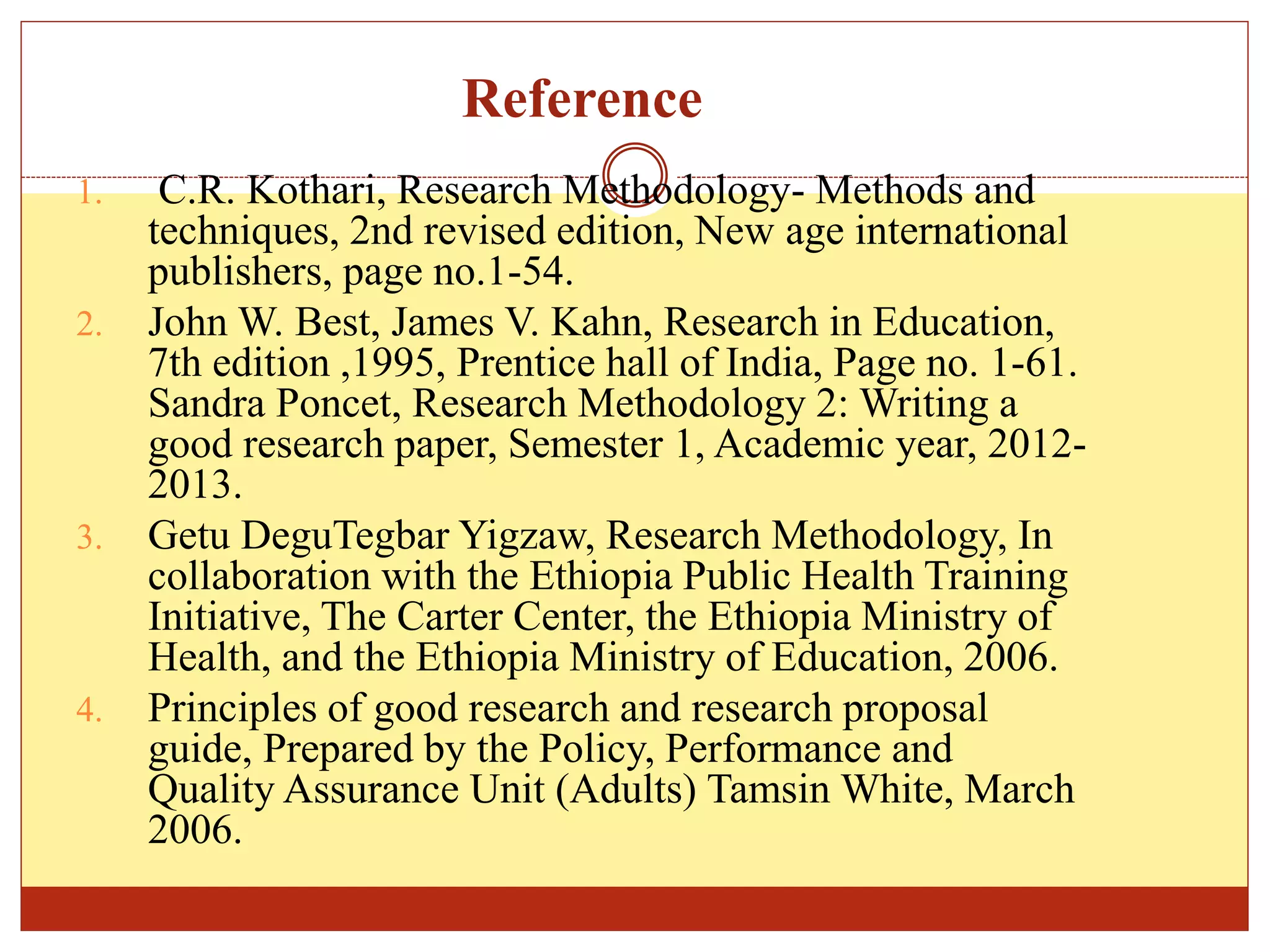 General research methodology mpharm | PPTX