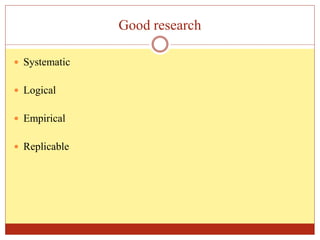 General research methodology mpharm | PPTX