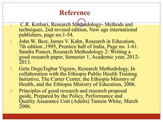 General research methodology mpharm | PPTX